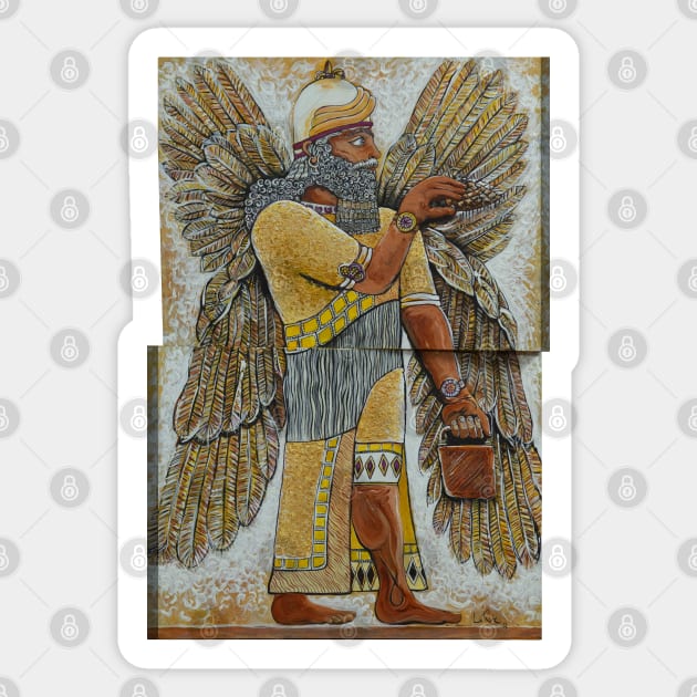 Enki The Anunnaki Anunnaki Sticker Teepublic